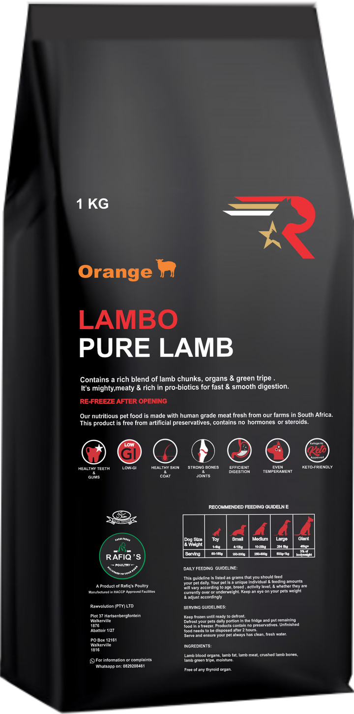 Lambo Lovers – RawVolution | Natural Pet Food in Cape Town | Organic Food